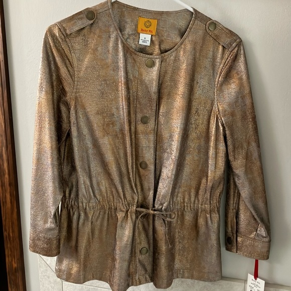 Ruby Rd. | Jackets & Coats | Ruby Road Goldsilvercopper Jacket | Poshmark